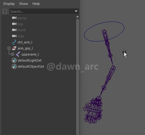 [Maya]Rigging 04 - Controller
